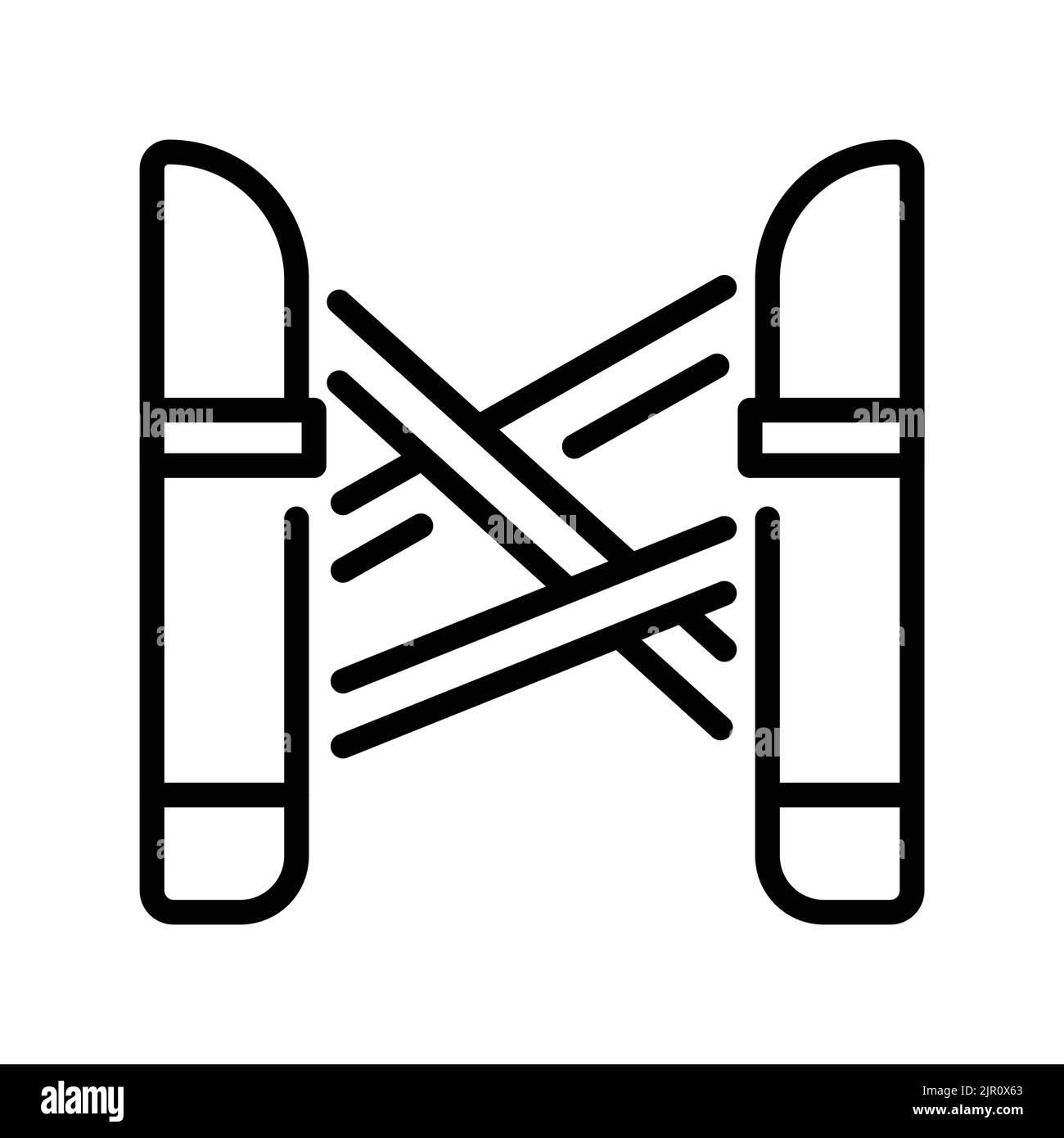 Laser alarm olor line icon. Pictogram for web page Stock Vector Image ...