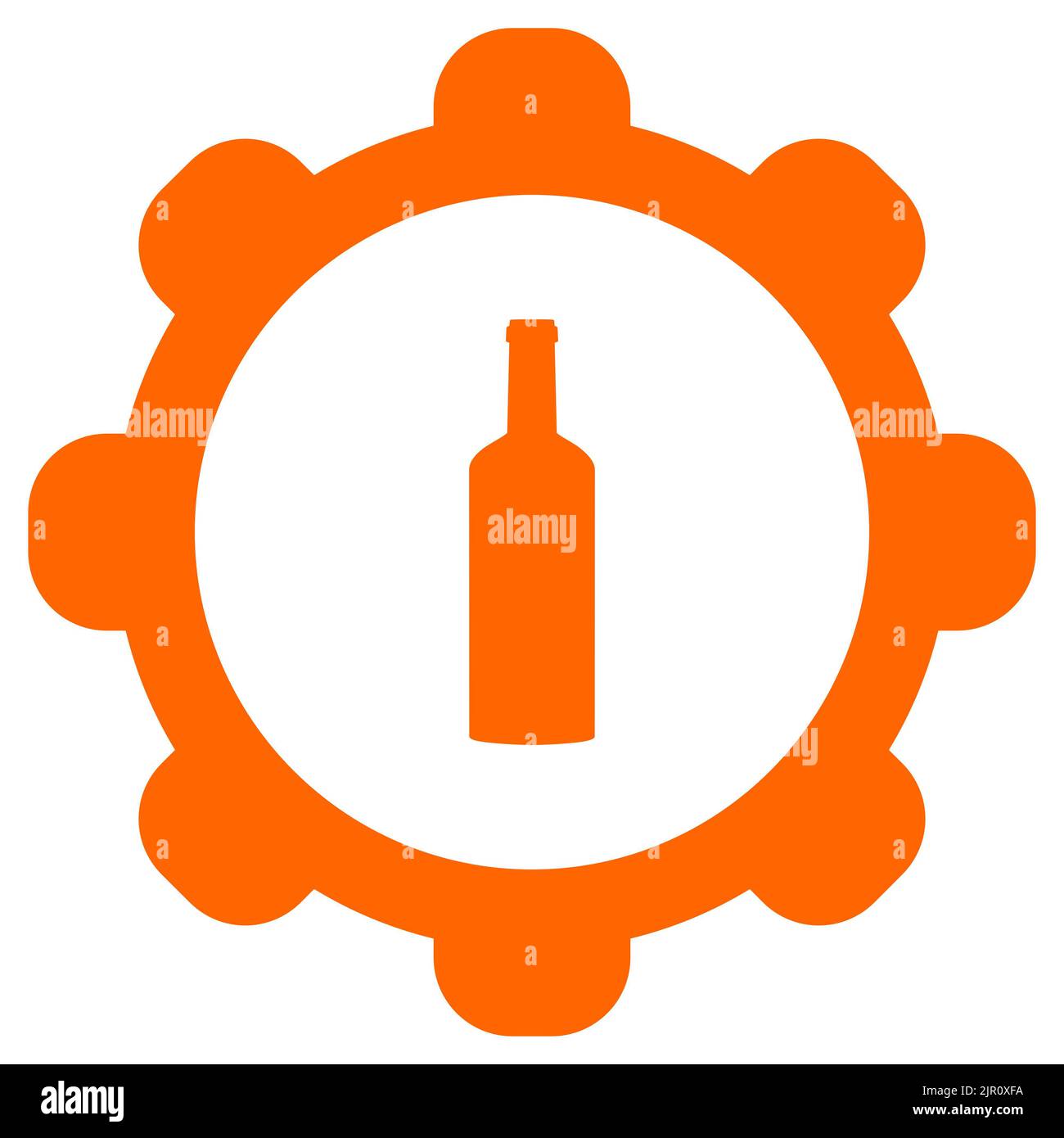 Bottle and wheel Stock Photo - Alamy