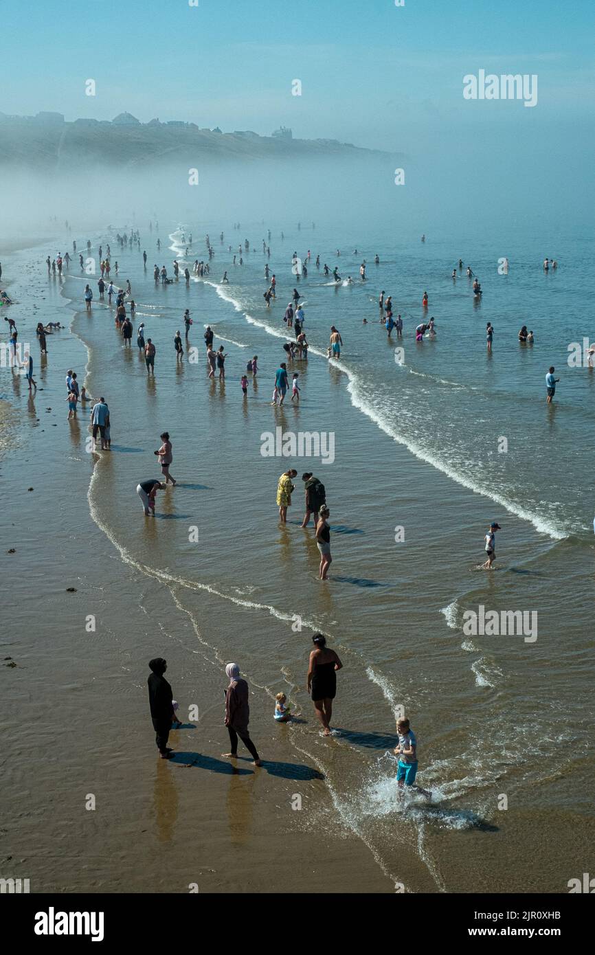 Whitby abbey fog mist hi-res stock photography and images - Alamy