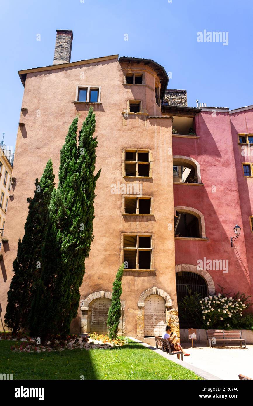 The historical buildings in downtown Lyon, France Stock Photo - Alamy