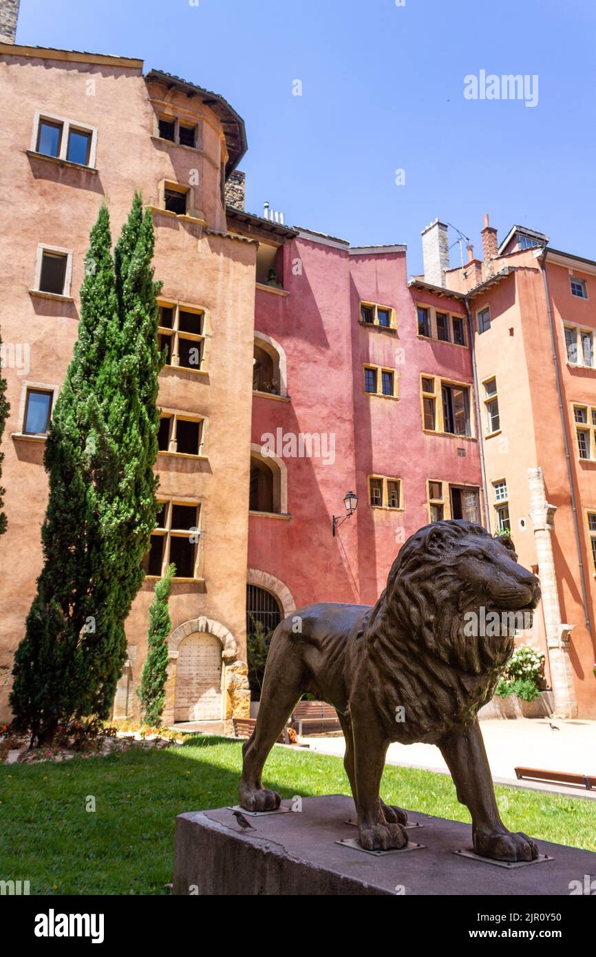 The historical buildings in downtown Lyon, France Stock Photo - Alamy