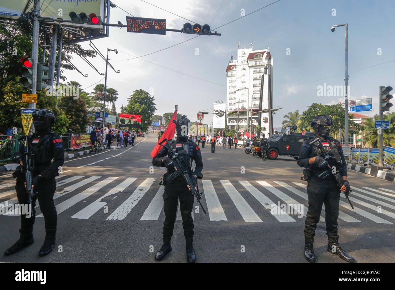 Bogor, Indonesia. 17th Aug, 2022. Indonesians Mobile Brigade Corp ...