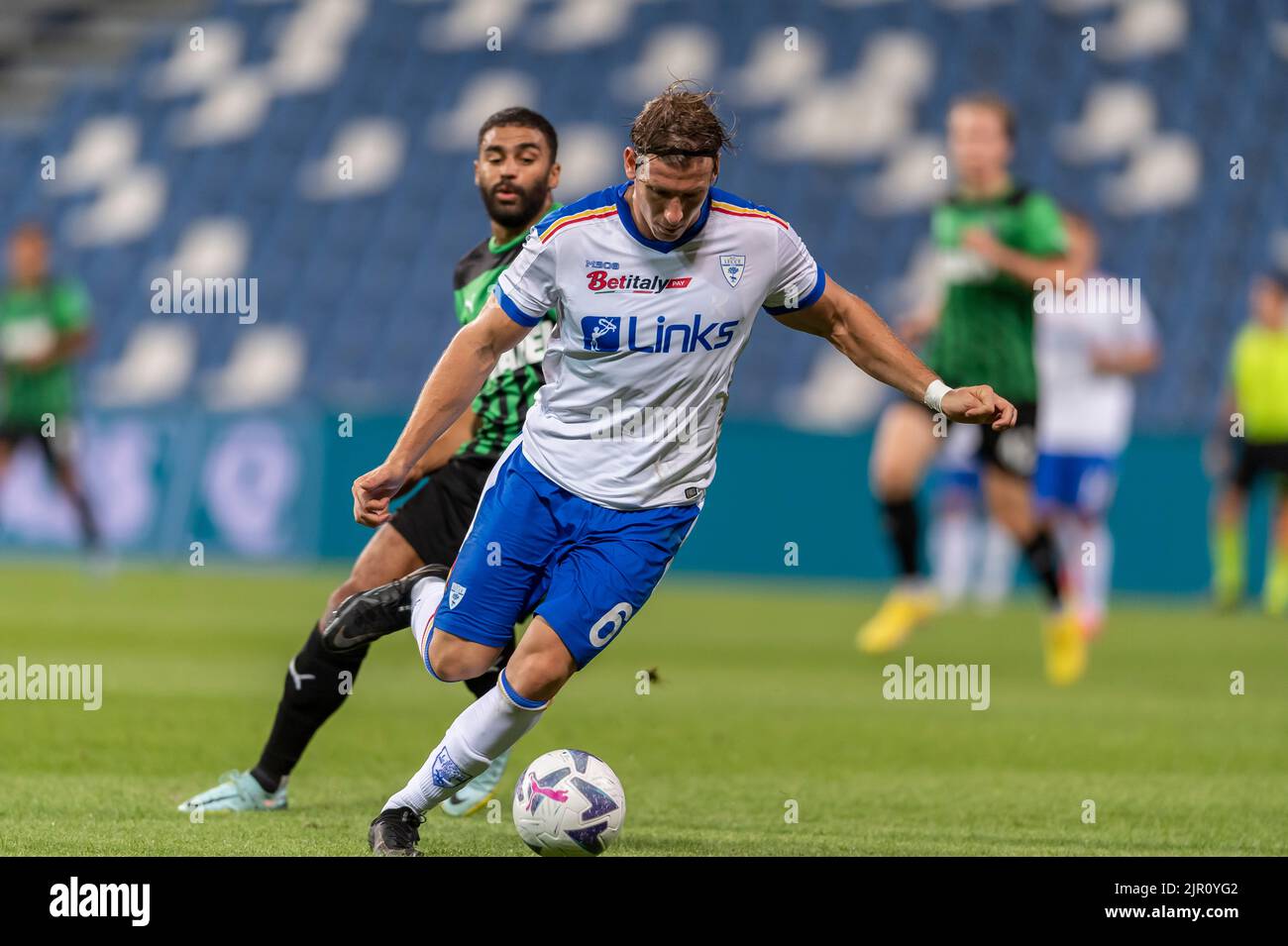 Federico Baschirotto (Lecce) during the Italian "Serie A" match between ...