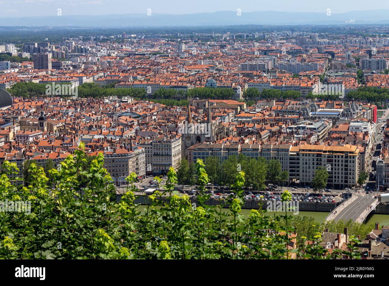 A stunning cityscape of Lyon, France Stock Photo - Alamy
