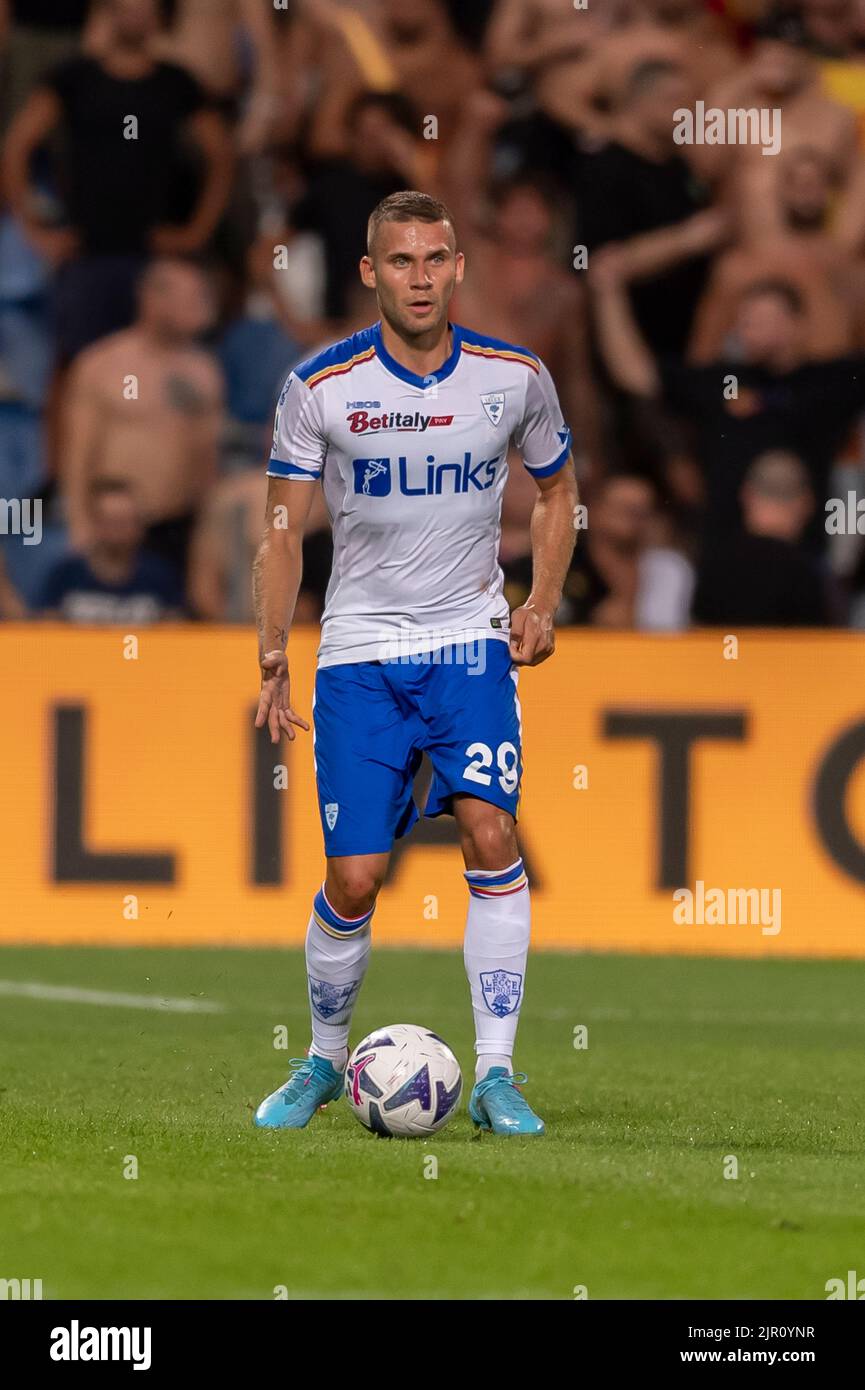 Alexis Blin (Lecce) during the Italian "Serie A" match between Sassuolo ...