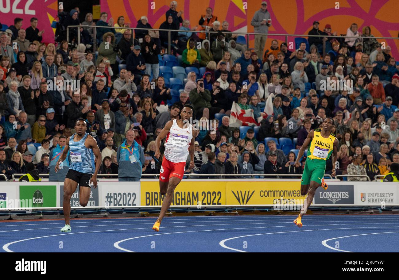 Leungo Scotch, Matthew Hudson-Smith and Nathon Allen competing in the ...