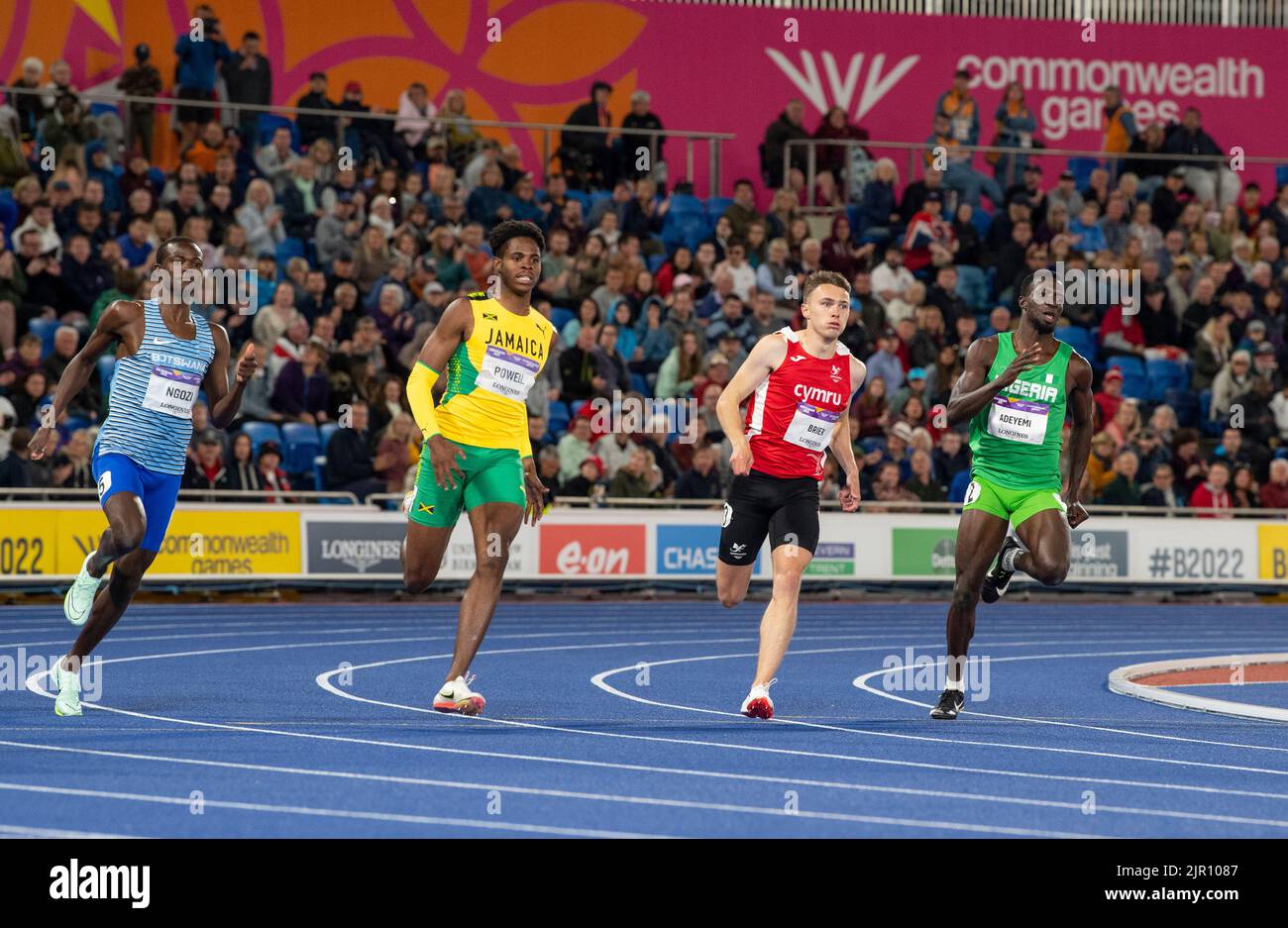Men 200m Heats Commonwealth Games Stock Photo - Alamy