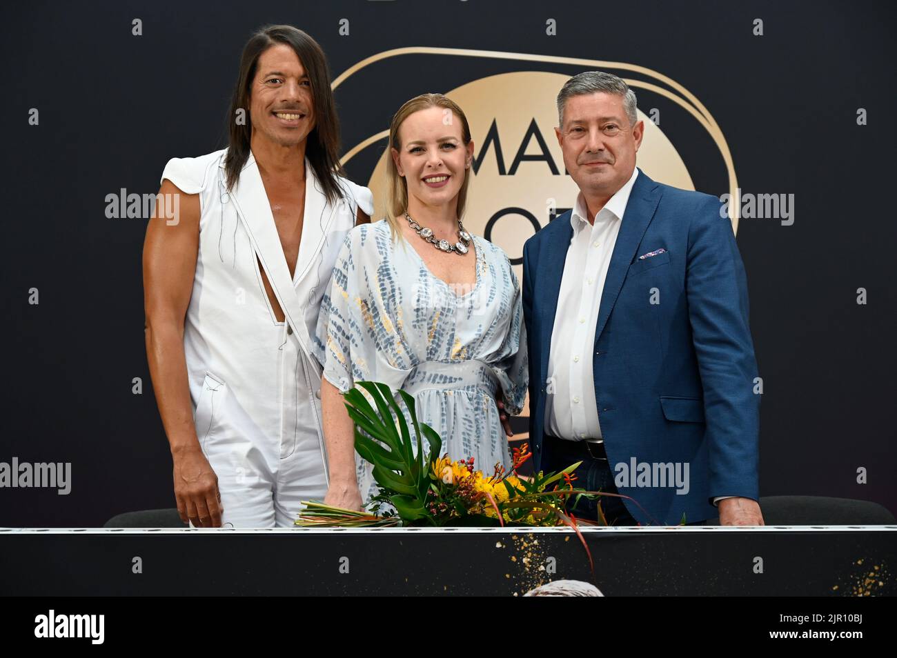 Jorge González, Isabel Edvardsson und Joachim Llambi beim Dance Contest ...