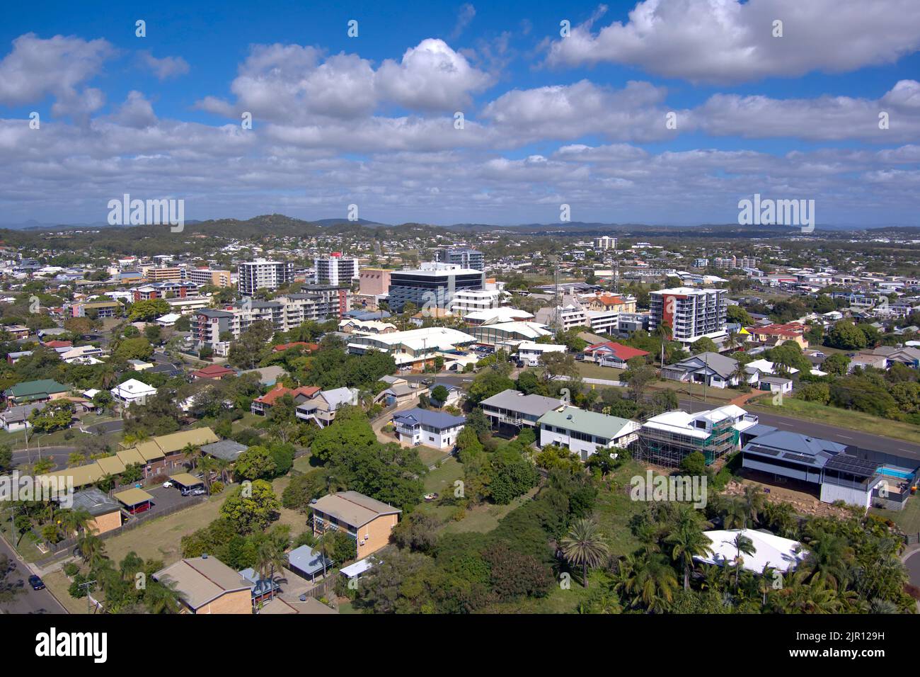 Aerial of Gladstone Queensland Australia Stock Photo - Alamy