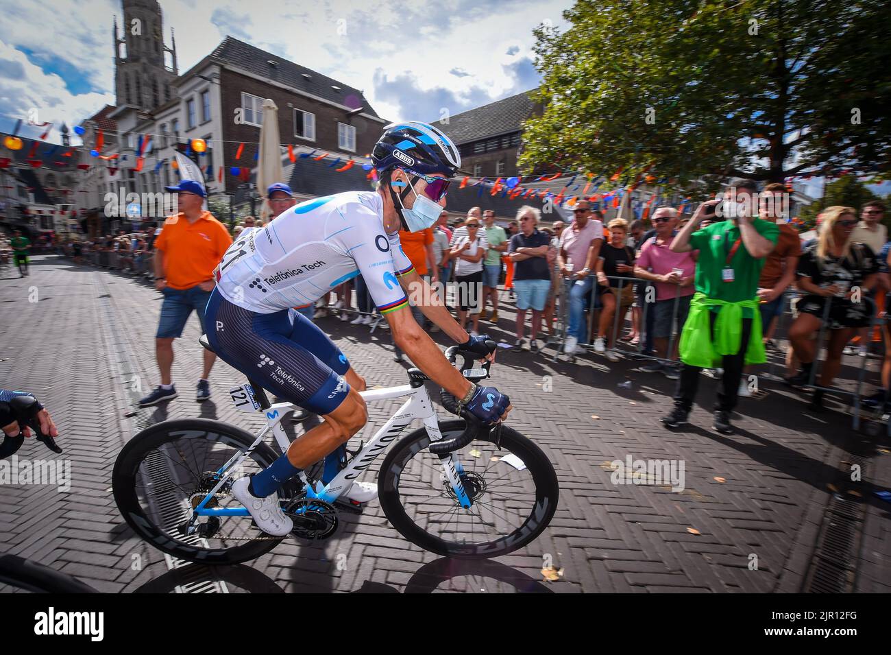 Spanish Alejandro Valverde of Movistar Team pictured at the start of ...