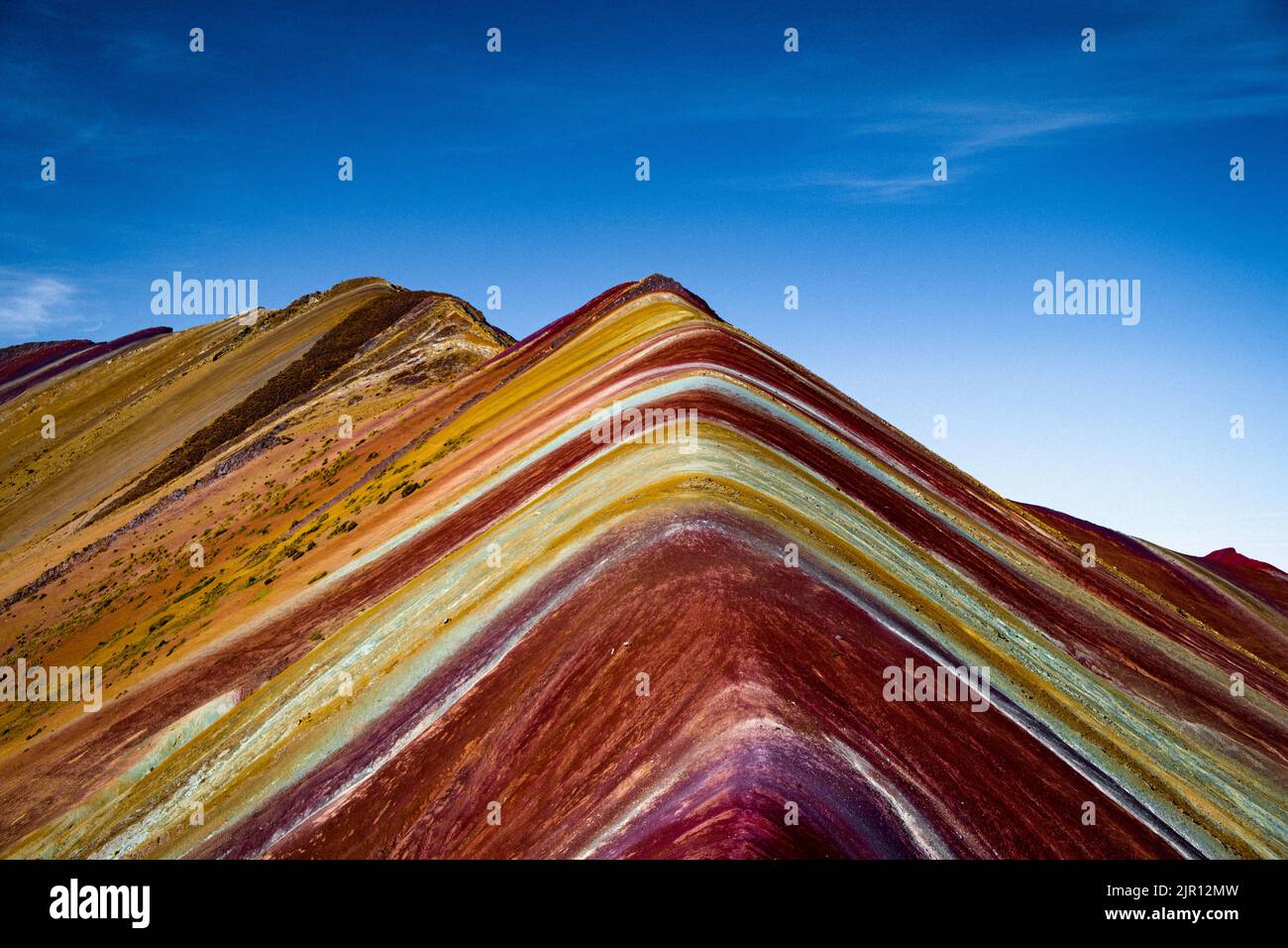 The rainbow mountains in Peru Stock Photo - Alamy