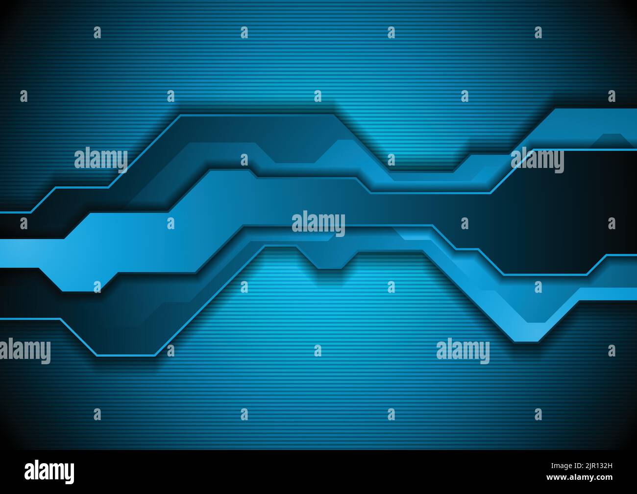 Dark blue abstract technology corporate background. Vector design Stock ...