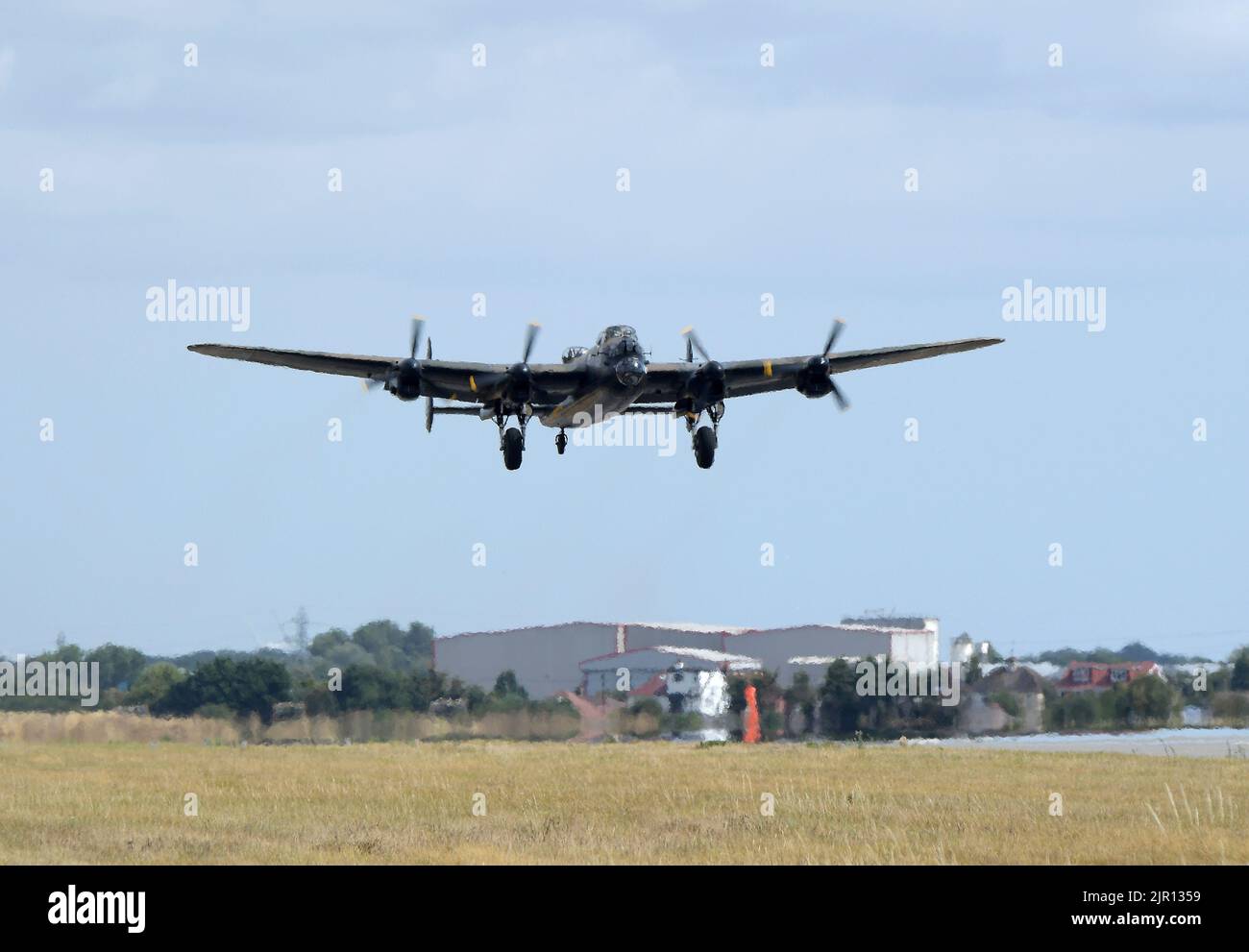 Southend-on-Sea Essex, UK. 21st Aug, 2022. Avro Lancaster PA474 takes ...