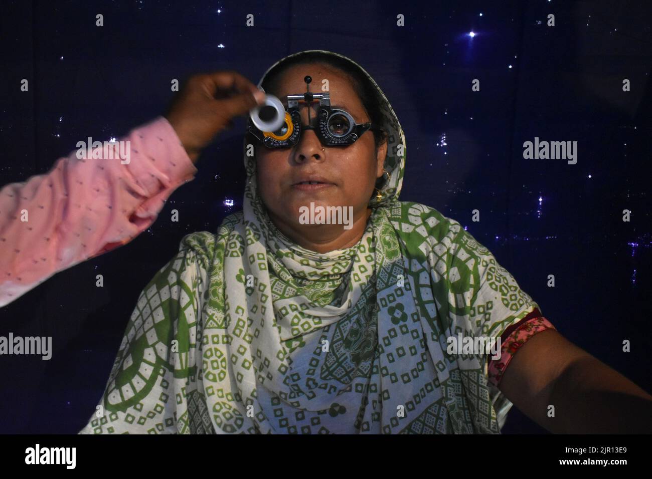 Free eye check up camp hi-res stock photography and images - Alamy