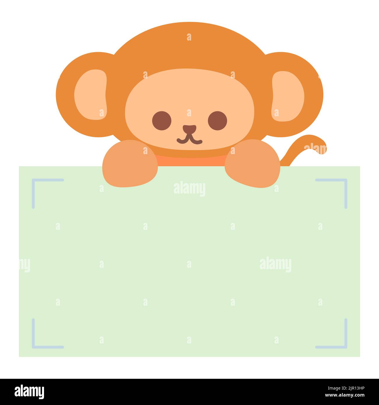 Illustration little white monkey monkey hi-res stock photography and ...