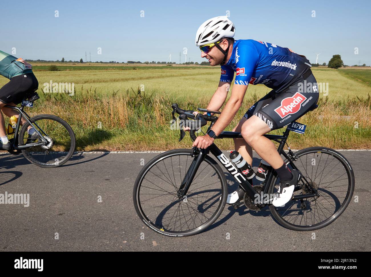 Hamburg, Germany. 21st Aug, 2022. Cycling: Cyclassics, age group race ...