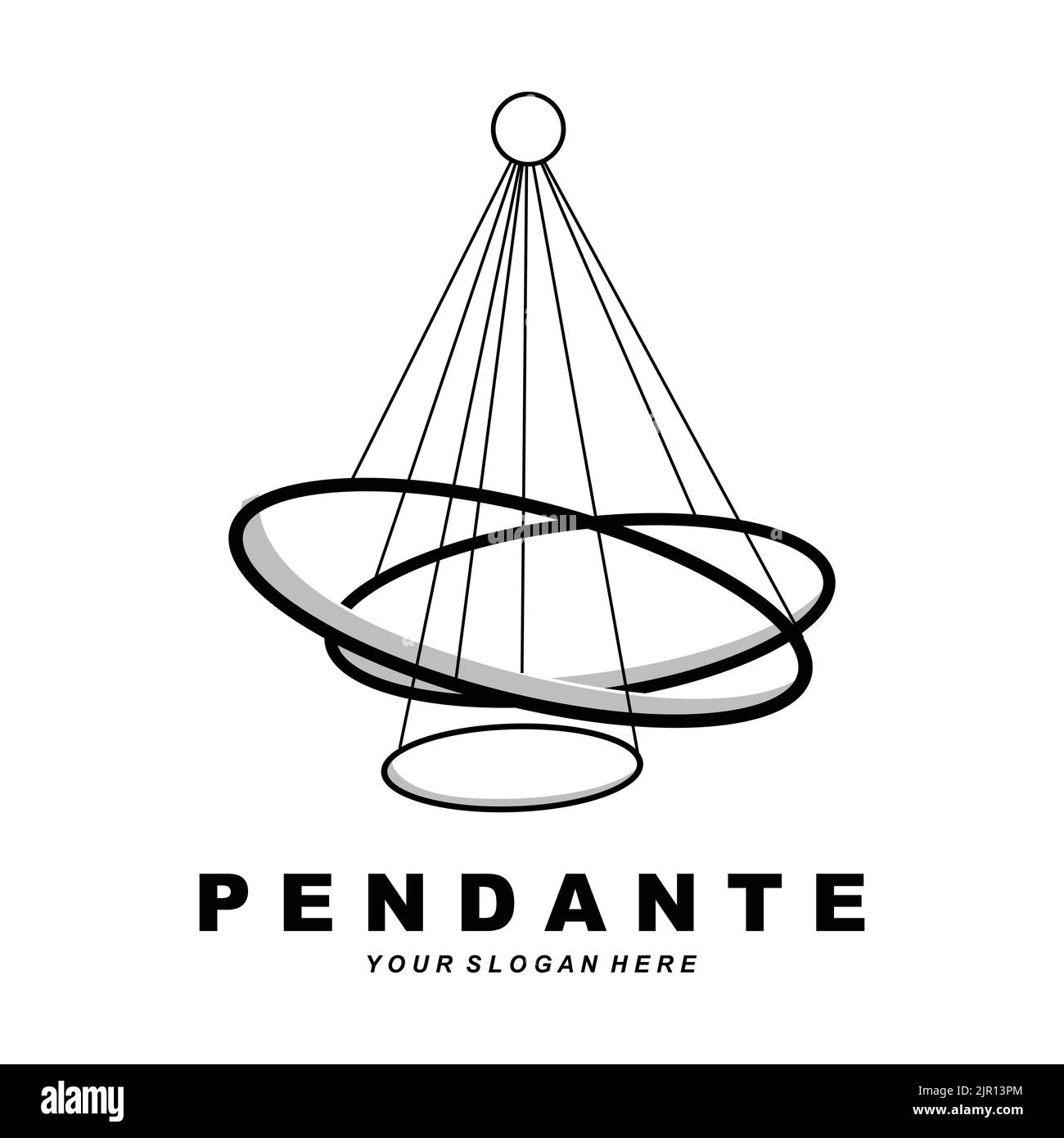 Crystal chandelier hanging Stock Vector Images - Alamy