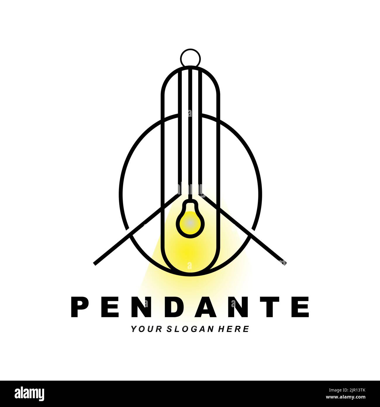 Pendant light logo hi-res stock photography and images - Alamy