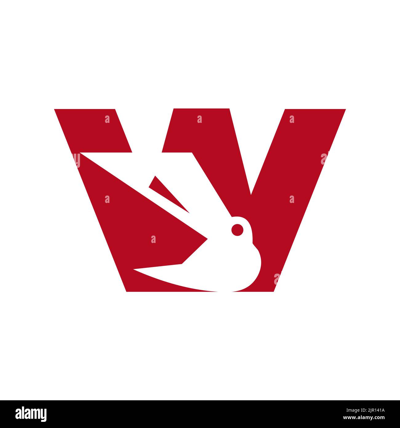 Letter W Construction Logo Combined with Construction Crane Symbol ...