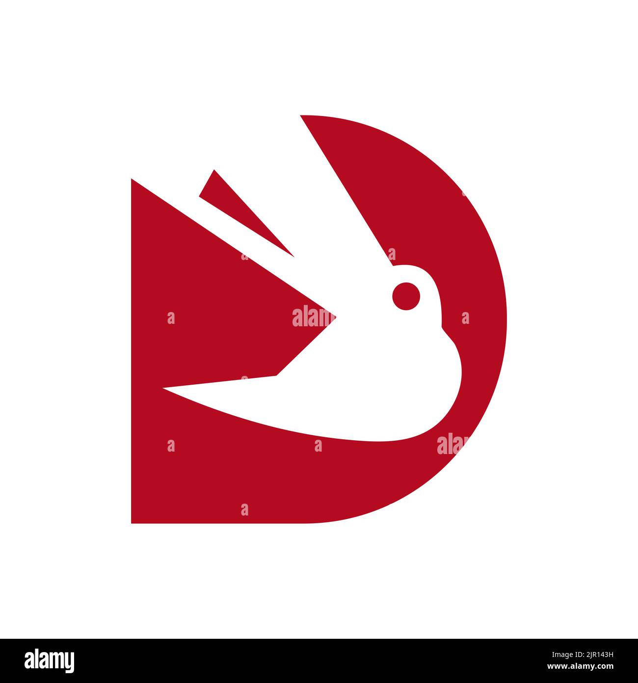 Letter D Construction Logo Combined with Construction Crane Symbol ...