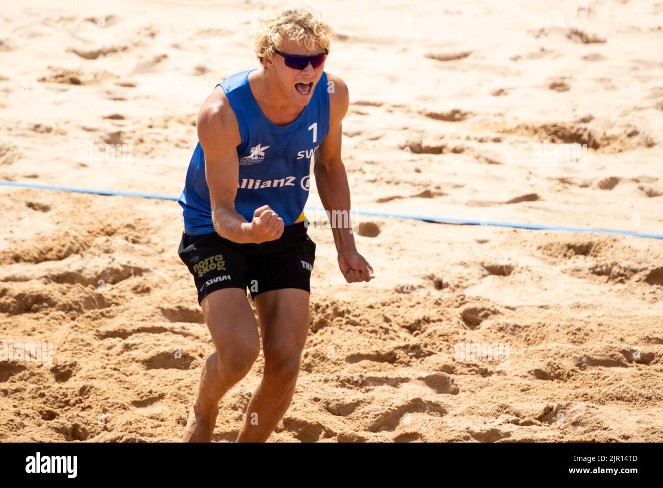 Munich, Germany. 21st Aug, 2022. David Ahman (1 Sweden) during the ...