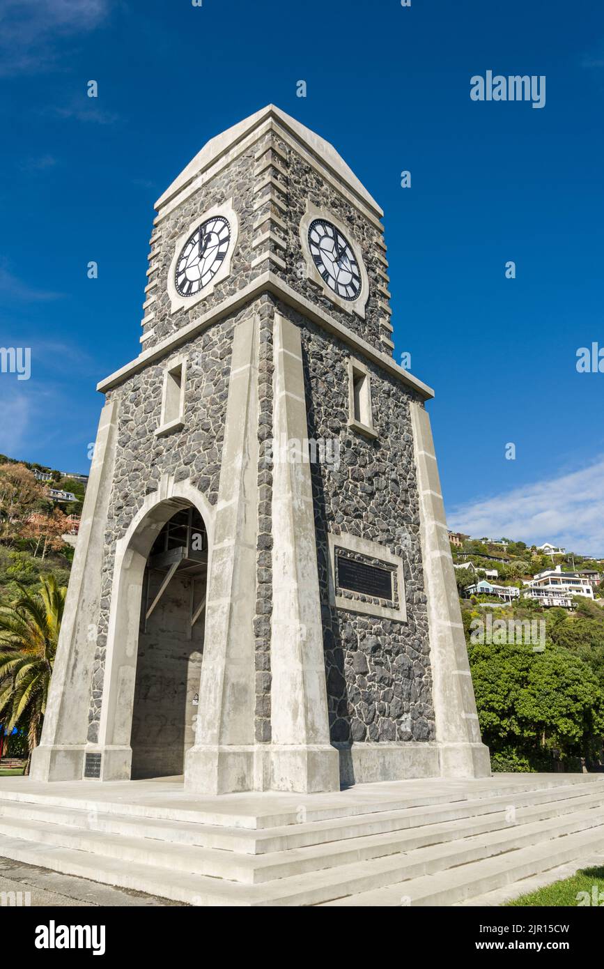 Christchurch Sumner Scarborough clock tower Stock Photo - Alamy