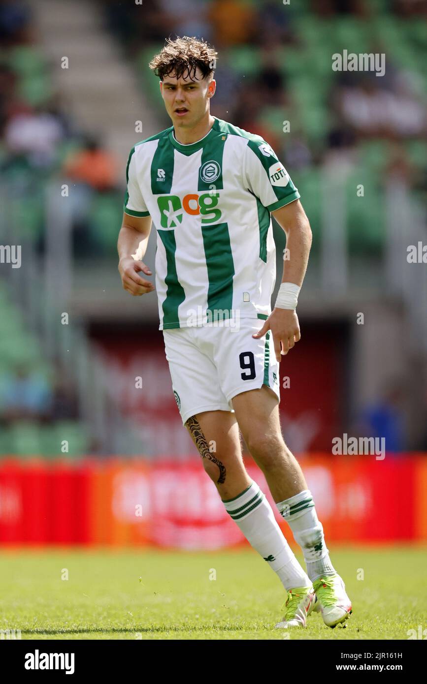 GRONINGEN - Jorgen Strand Larsen of FC Groningen during the Dutch ...