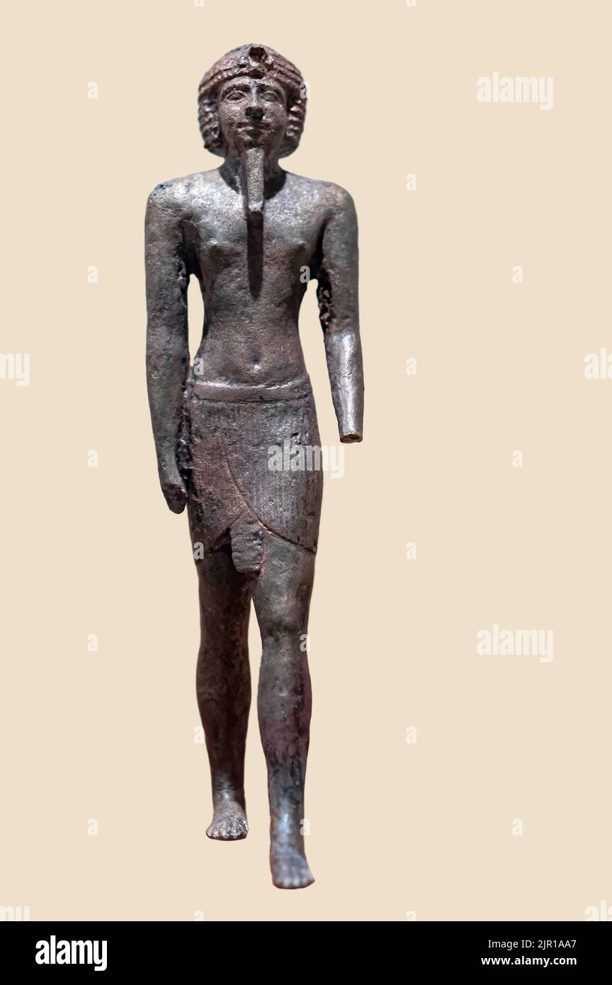 Small sculpture of Neferhotep a form of Khonsu. Item seen in the Royal ...