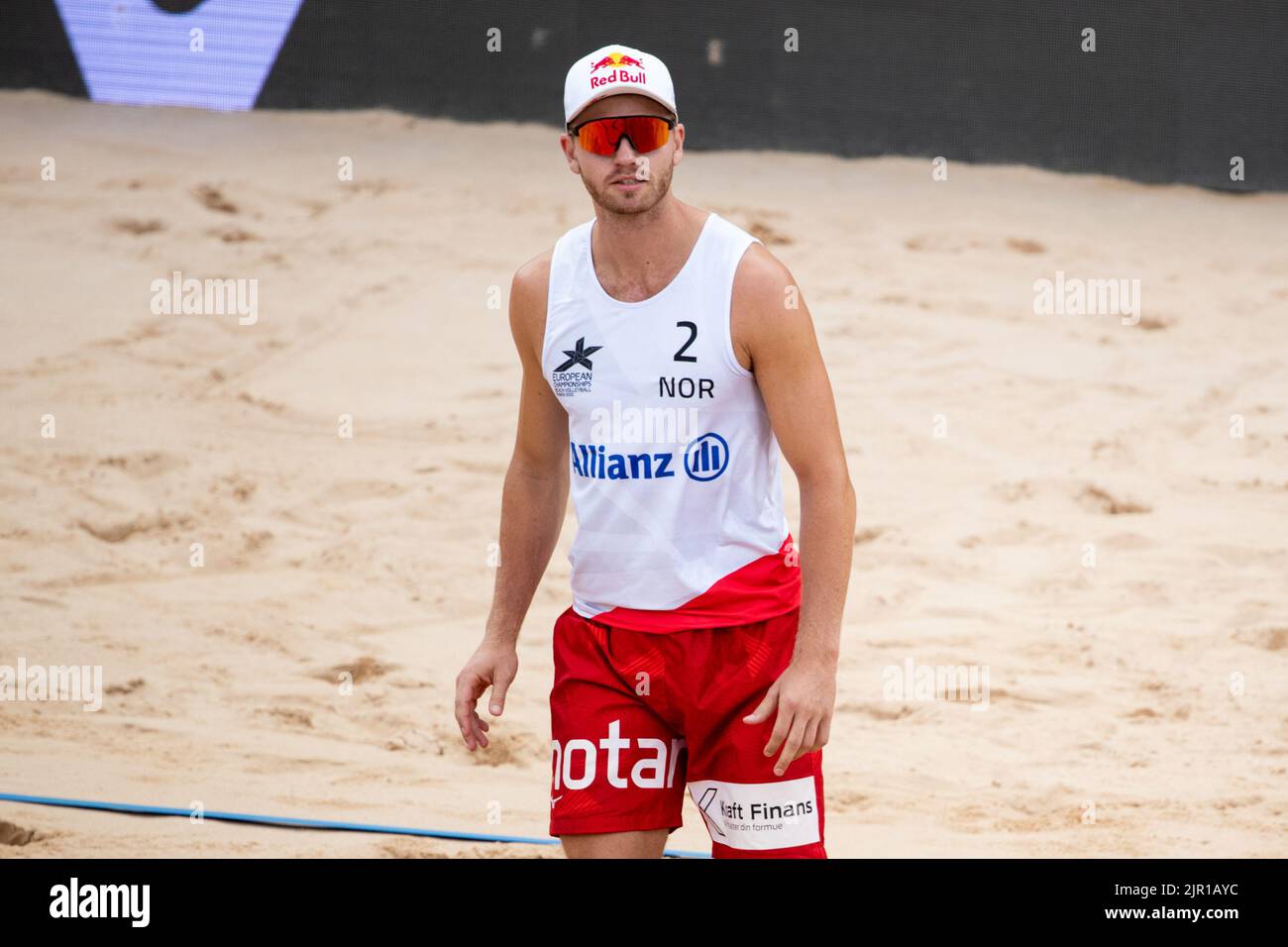 Munich, Bavaria, August 21, 2022, Germany: Mathias Bernsten (2 Norway ...