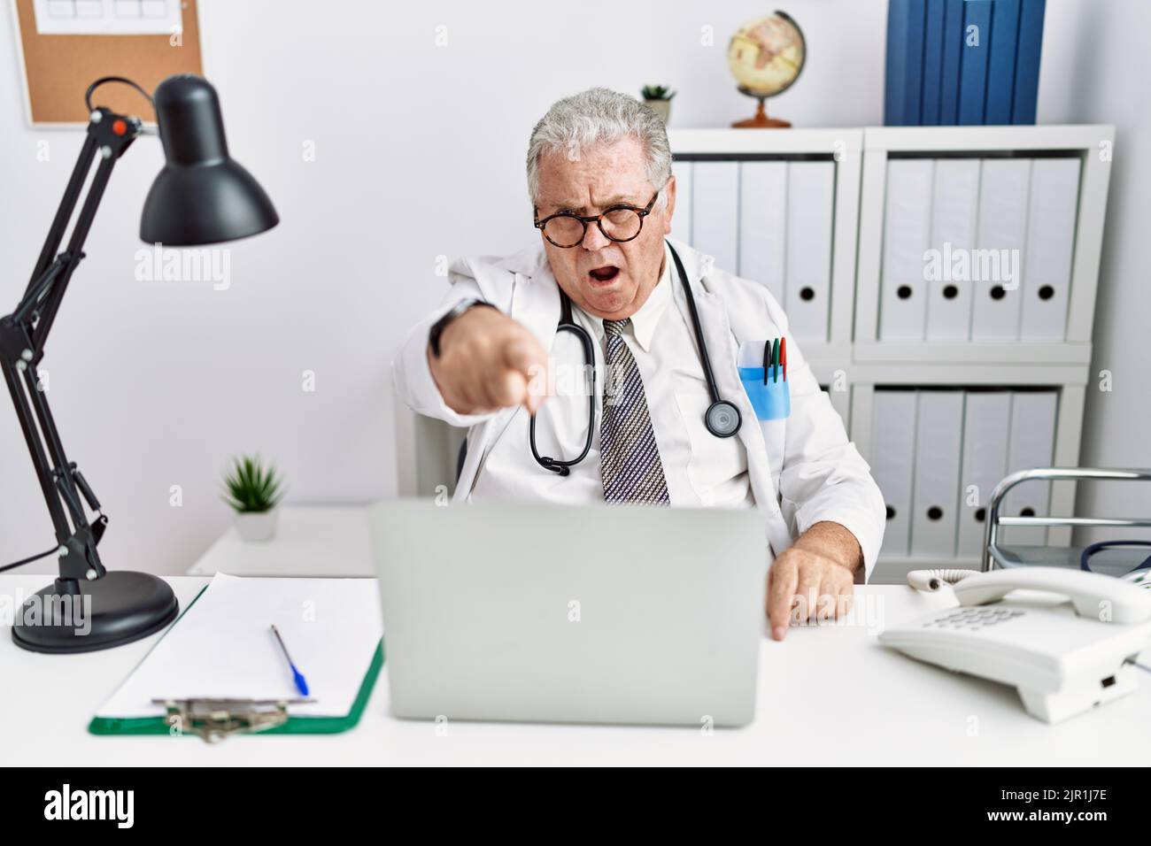 Finger pointing blame nurse hi-res stock photography and images - Alamy