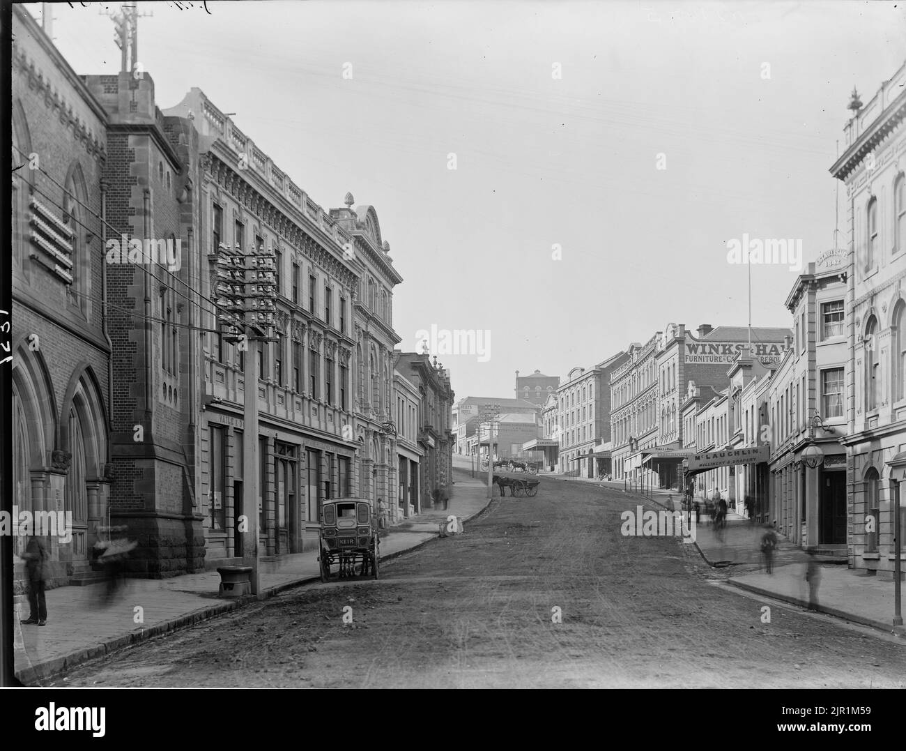 [Shortland Street, Auckland], New Zealand, by Burton Brothers Stock ...