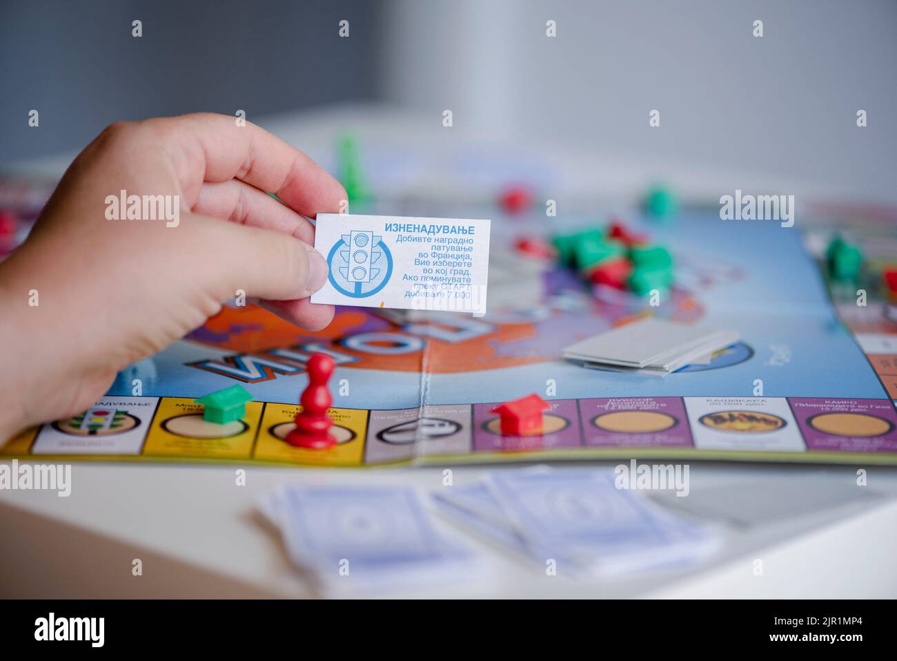 Family game board Stock Photo - Alamy