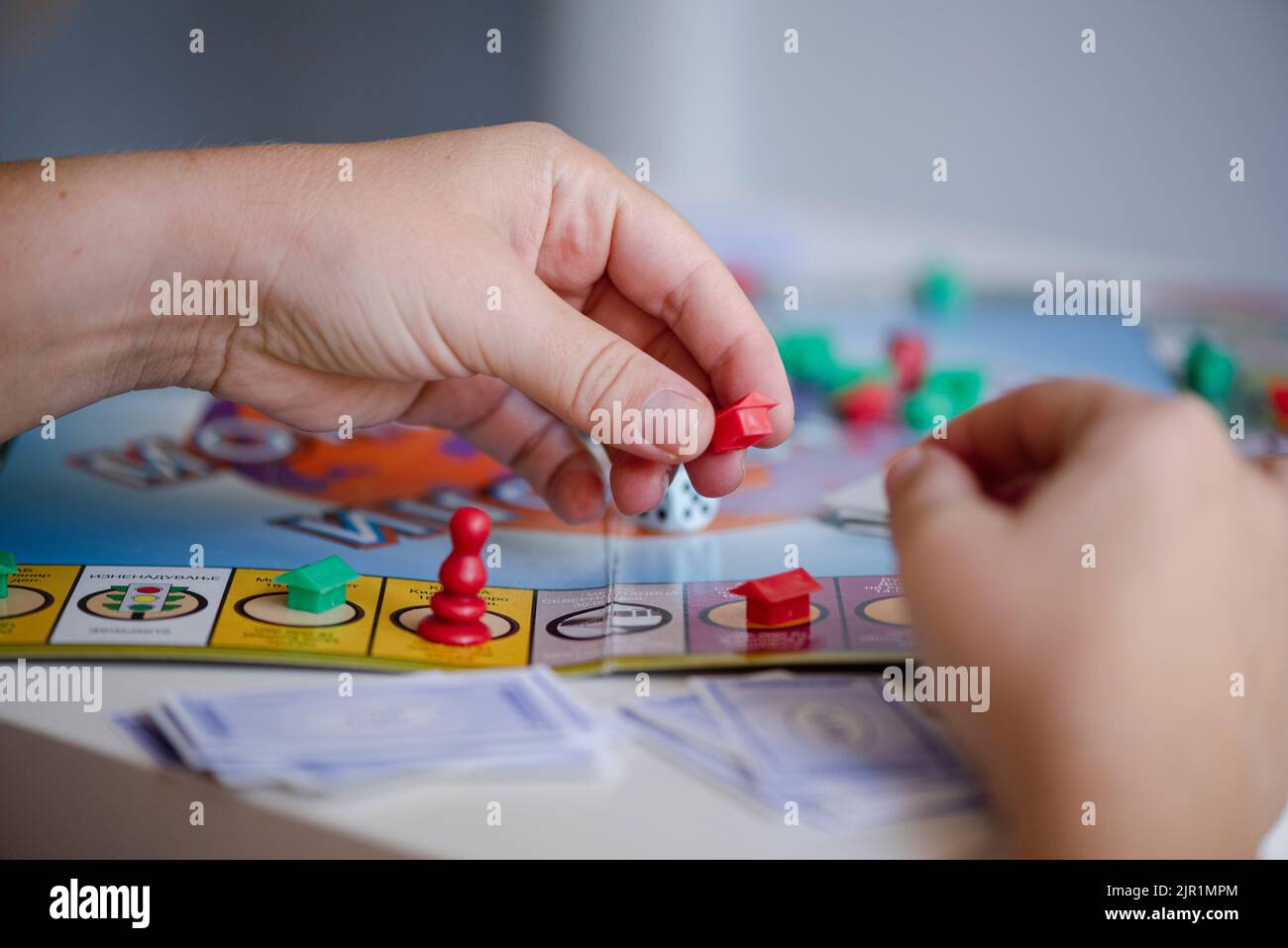 Family game board Stock Photo - Alamy
