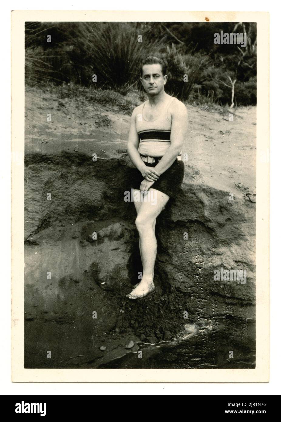 Alan Hart, Port Waikato, 1920s, Port Waikato, by Eric Lee-Johnson Stock ...