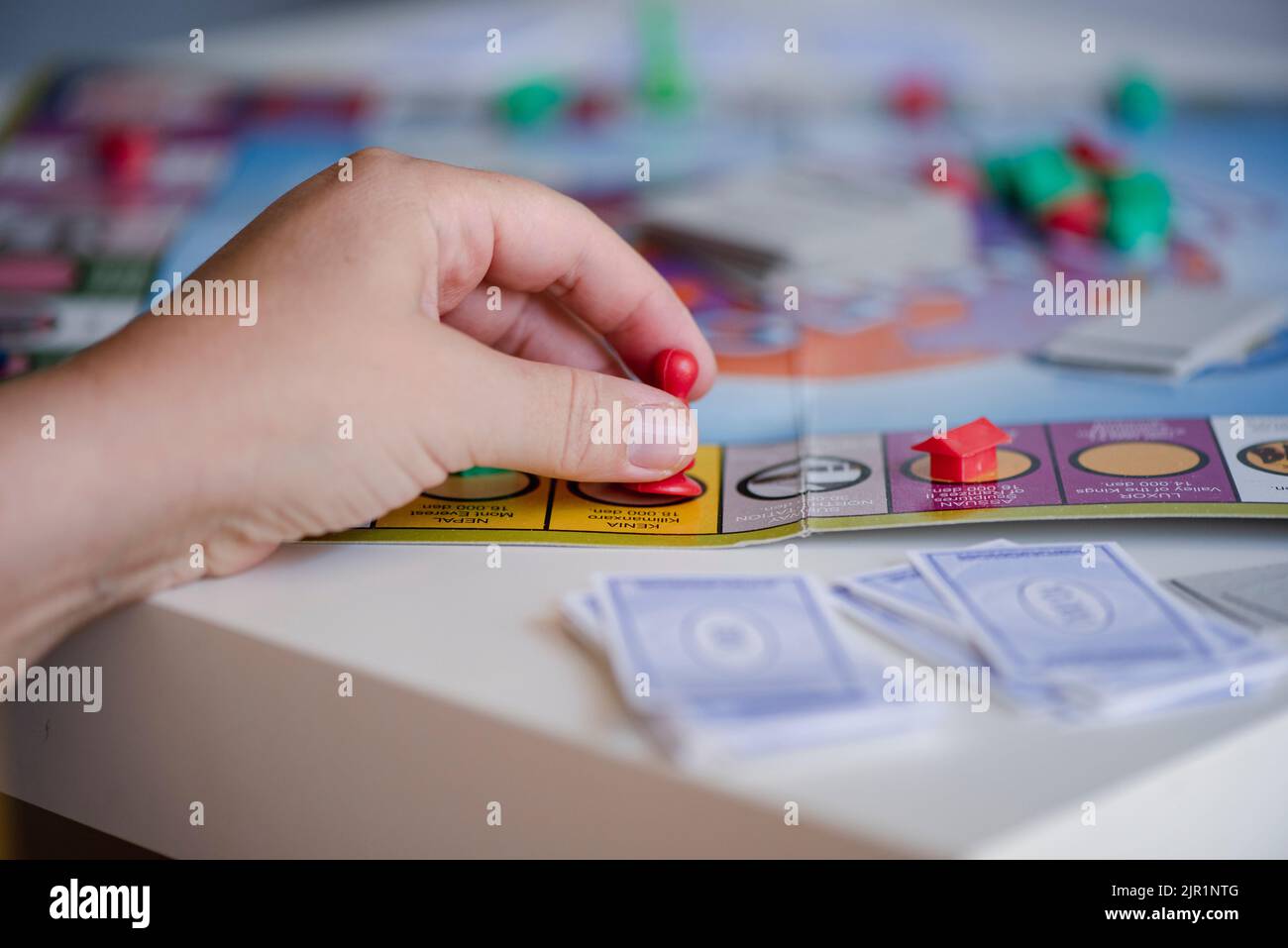 Family game board Stock Photo - Alamy