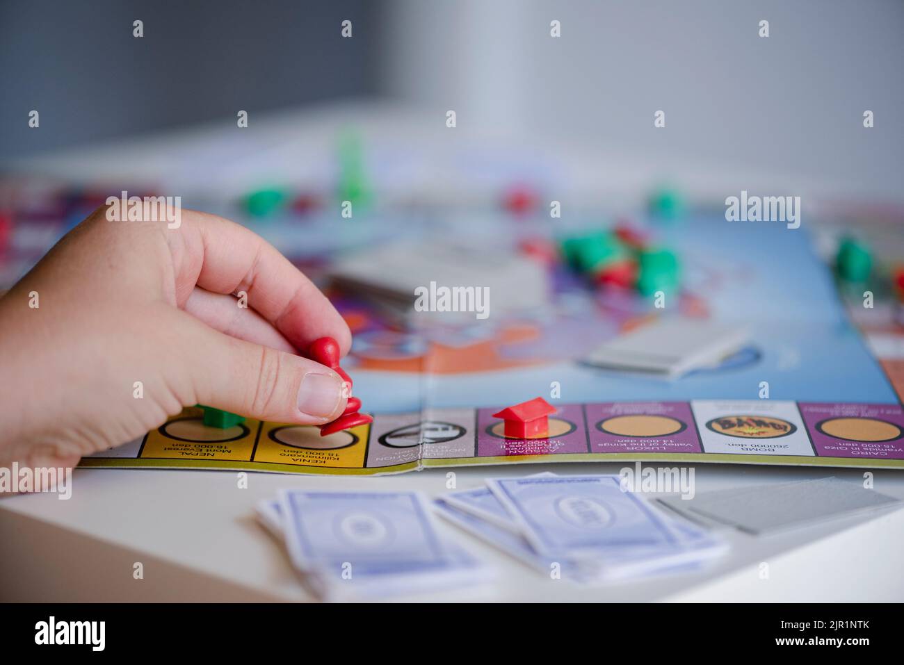 Family game board Stock Photo - Alamy