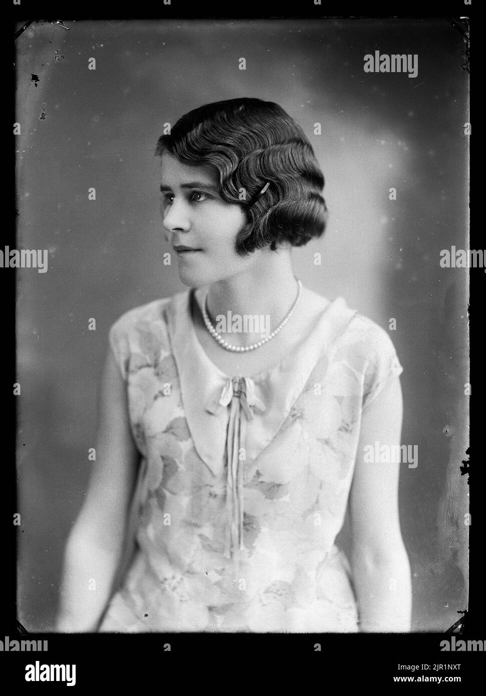 Miss Hargreaves, circa 1925, Wellington, by Berry & Co Stock Photo - Alamy