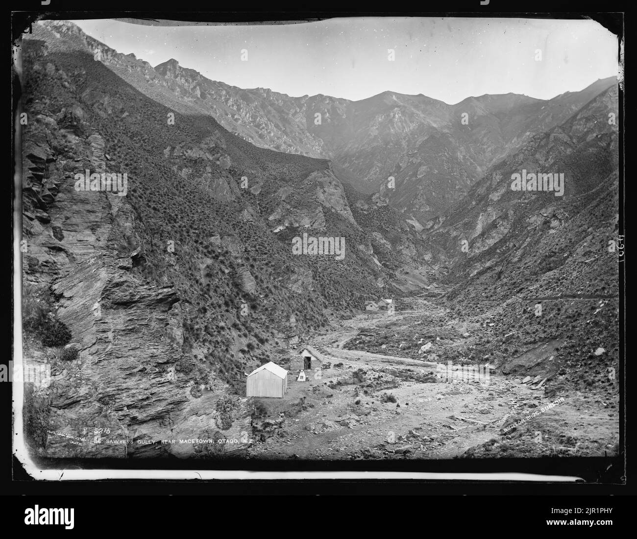Central gully Black and White Stock Photos & Images - Alamy