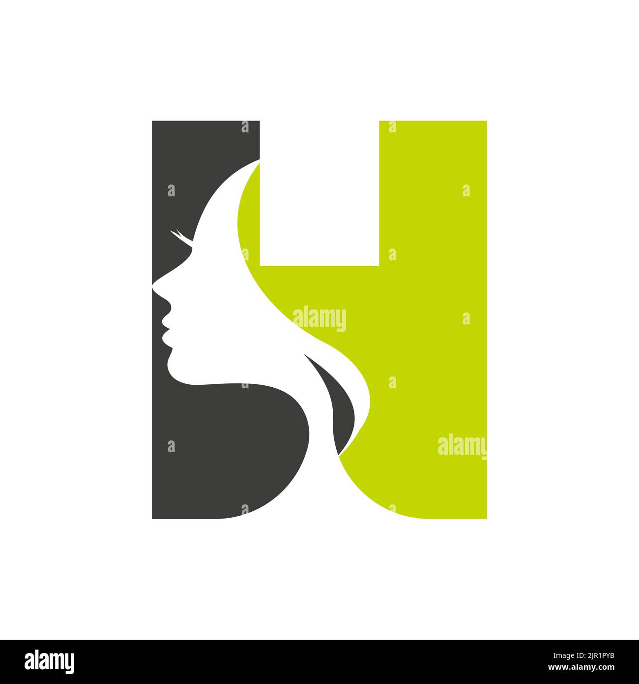 Initial Letter H Beauty Spa Logo Design Concept For Spa, Fashion, Salon ...