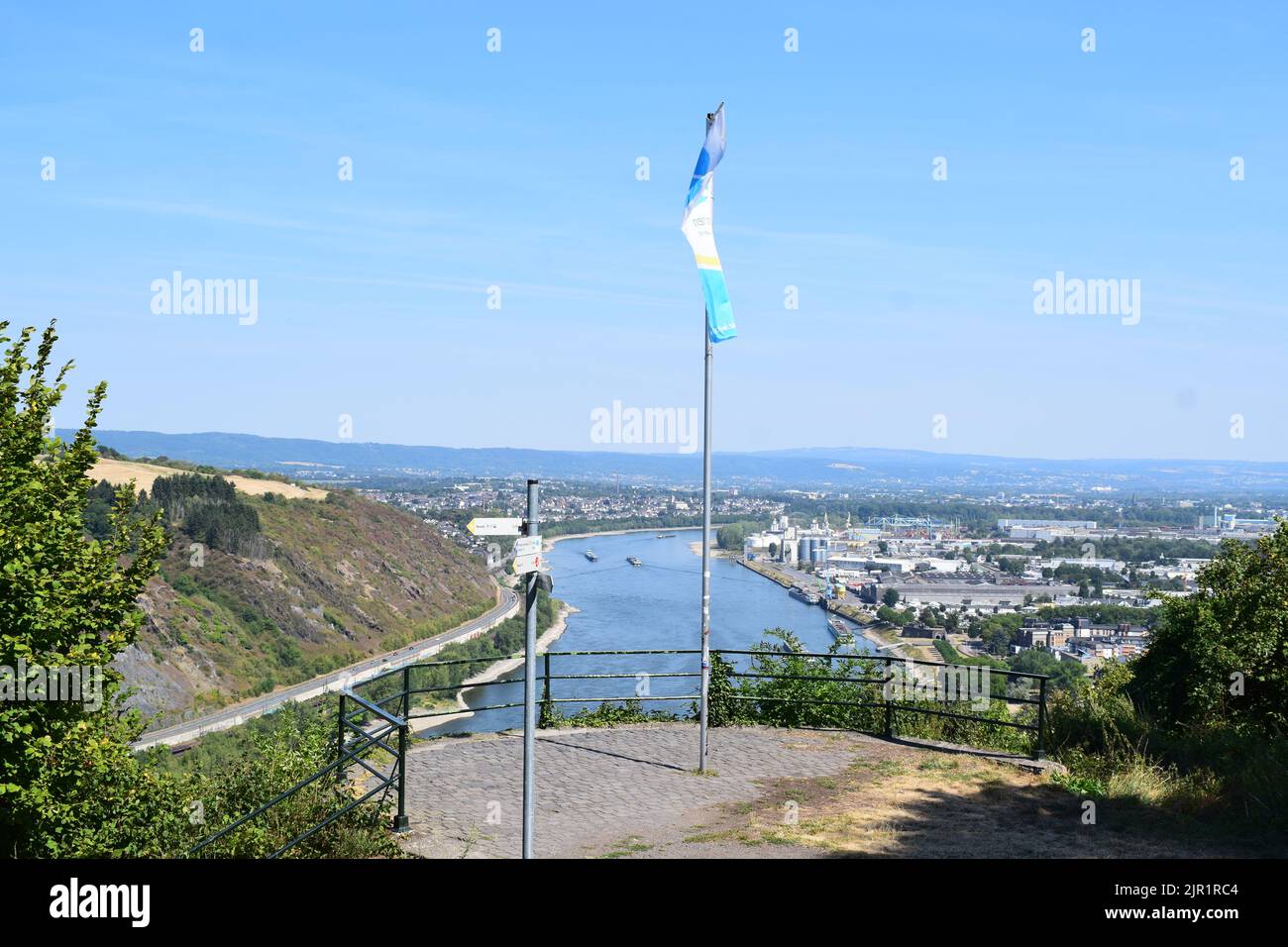 viewing point above Andernach Stock Photo - Alamy