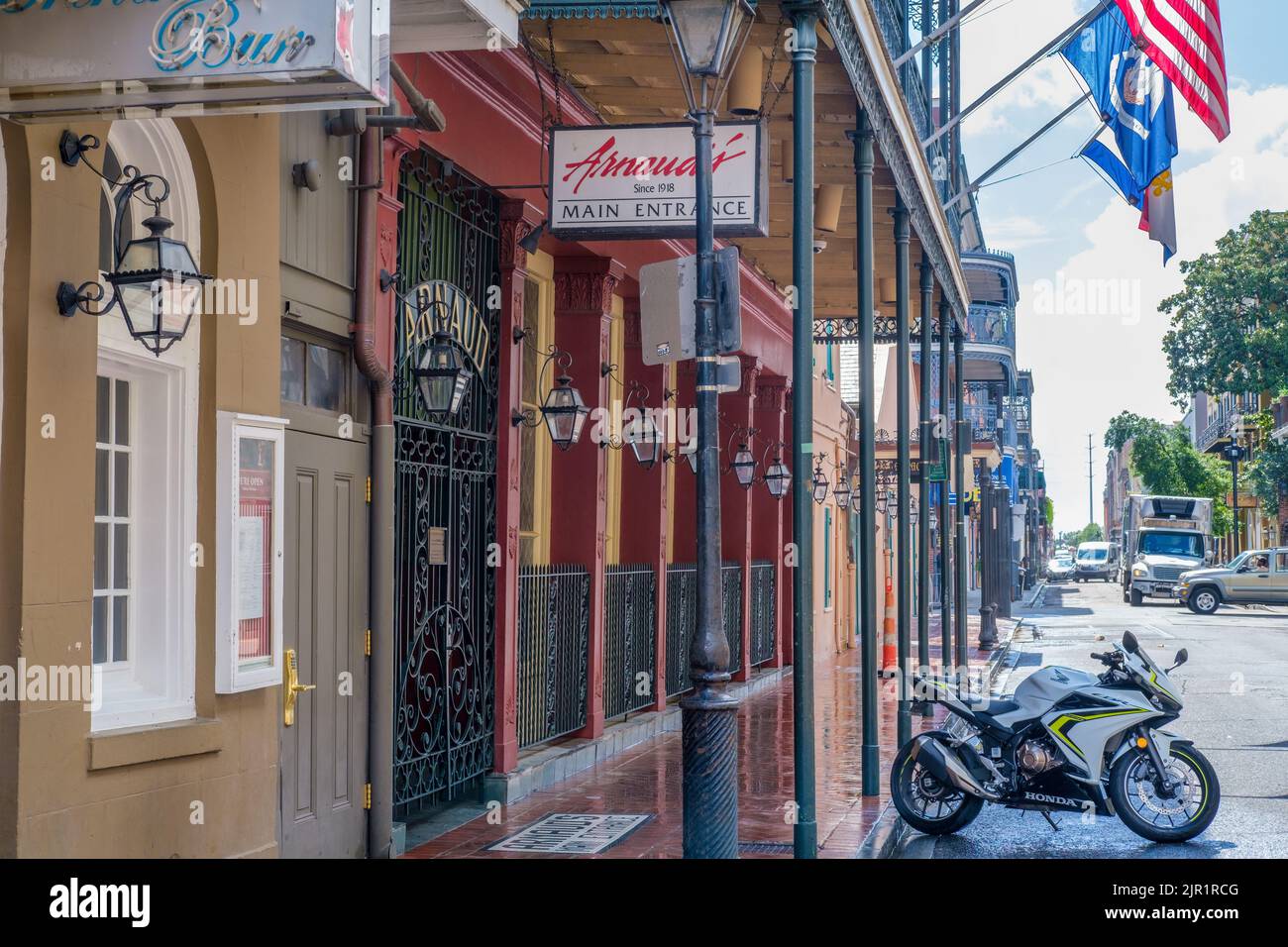 NEW ORLEANS, LA, USA - AUGUST 20, 2022: Main entrance to historic ...