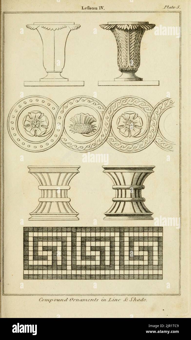Compound Ornaments in Lines and Shade from Complete Cabinet Maker, And ...