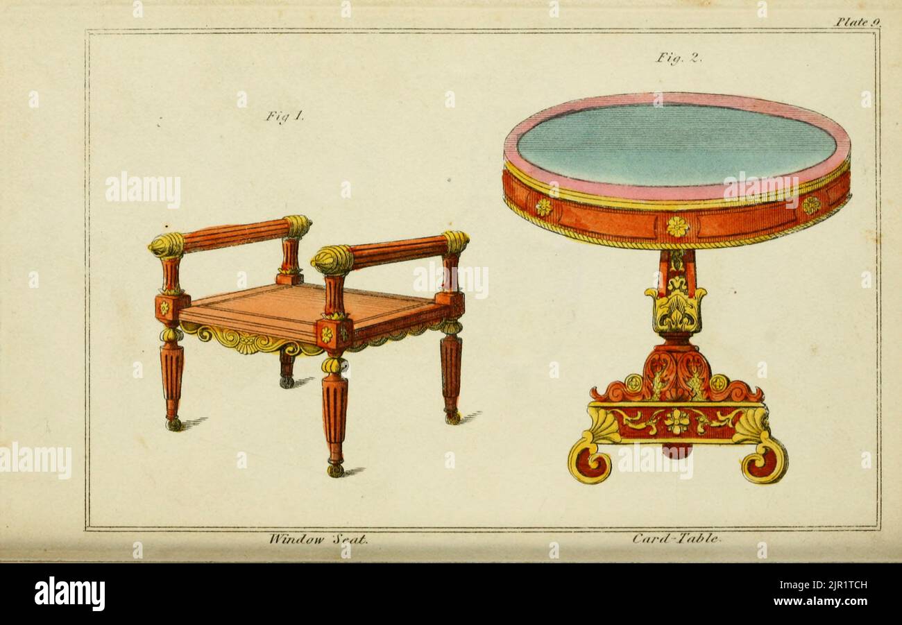 Window Seat (Left) Card Table (Right) from Complete Cabinet Maker, And ...