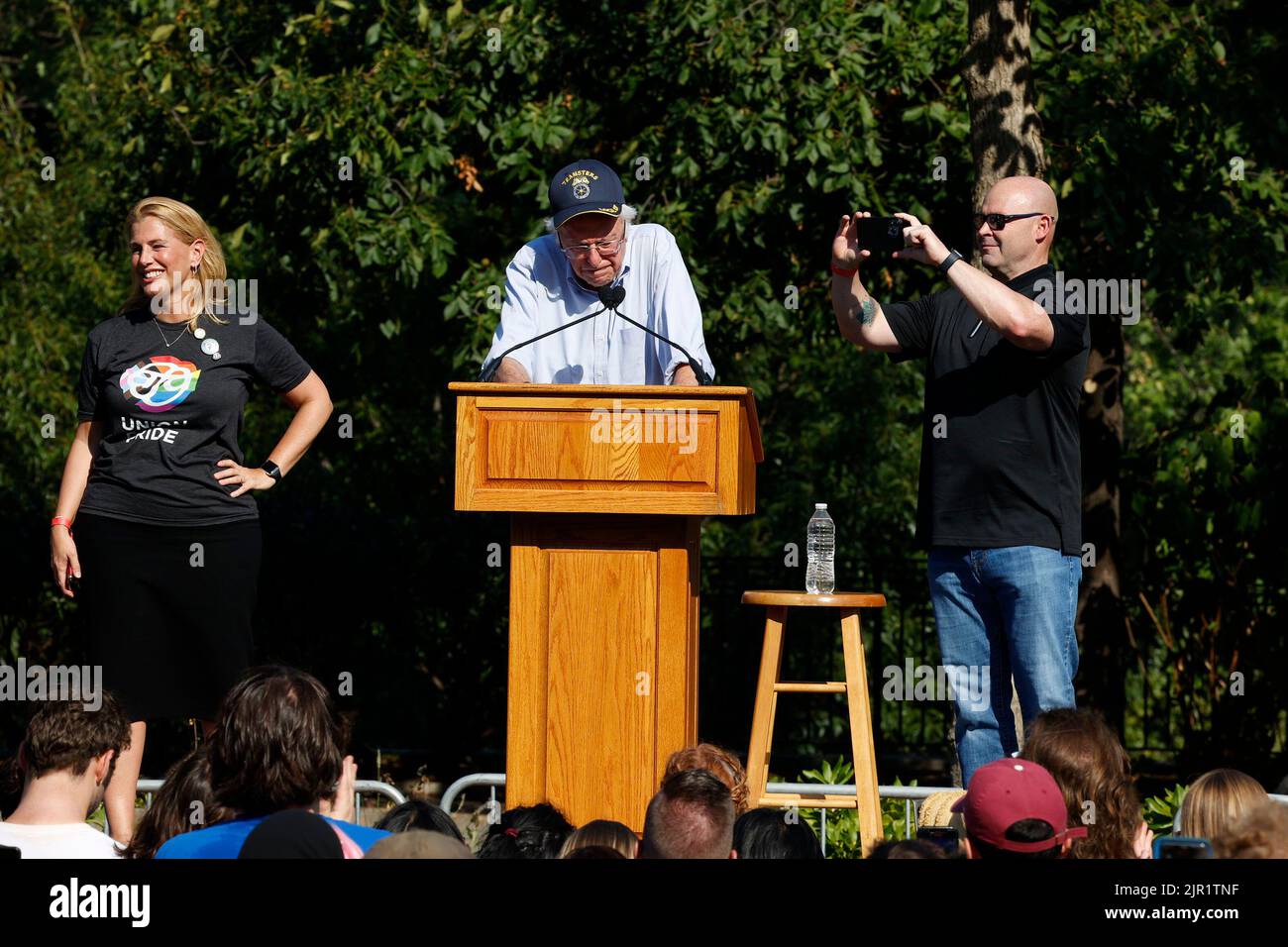 Bernie Sanders rally to support Trade unions which was at the ...