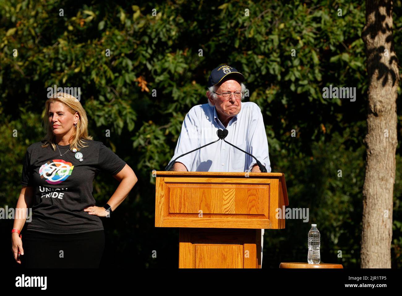 Bernie Sanders rally to support Trade unions which was at the ...