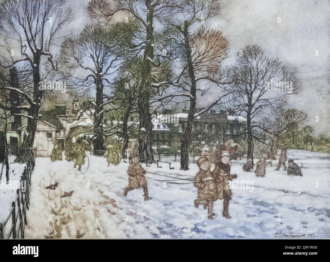 Arthur rackham peter pan hi-res stock photography and images - Alamy