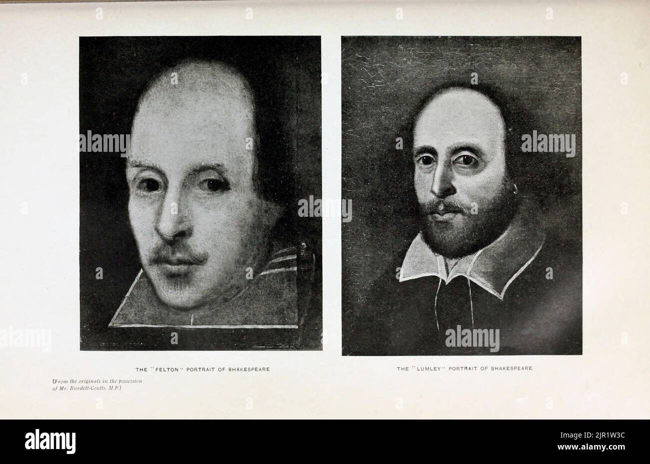 The Felton Portrait (Left) The Lumley Portrait (Right) from the book ...