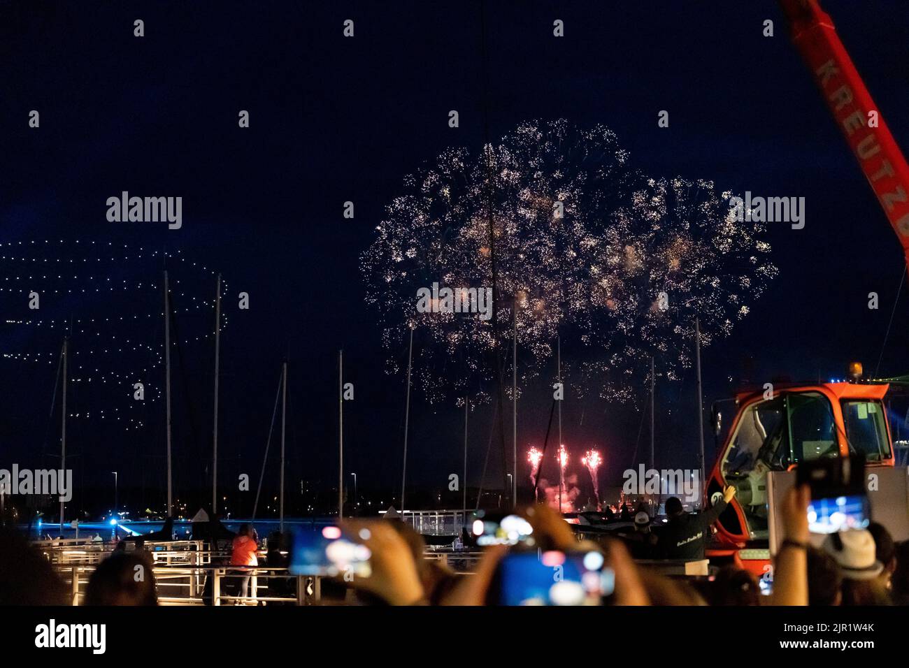 Fireworks from the Kiel Week (Kieler Woche) 2022 Stock Photo - Alamy