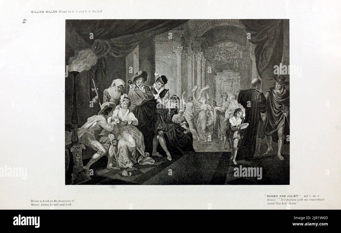 Romeo and Juliet Act 1 sc 5 Romeo : If I profane with my unworthiest ...