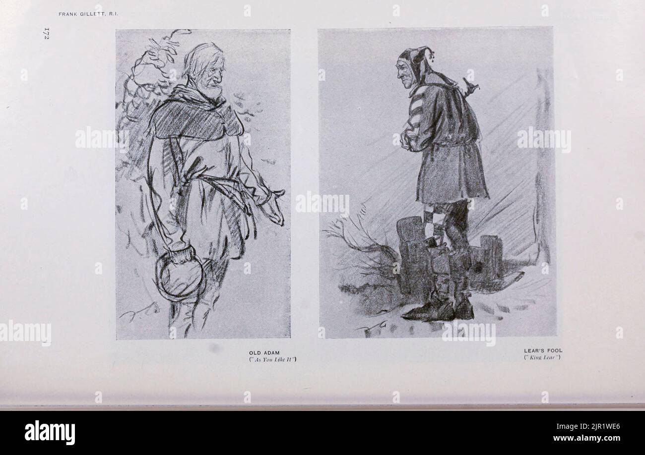 Old Adam (As you Like It) [Left] Lear's Fool (King Lear) by Frank ...